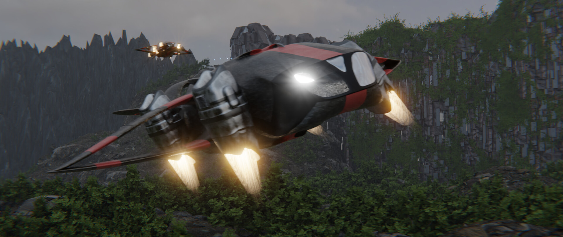 ArtStation - Scifi Endless Engines Render