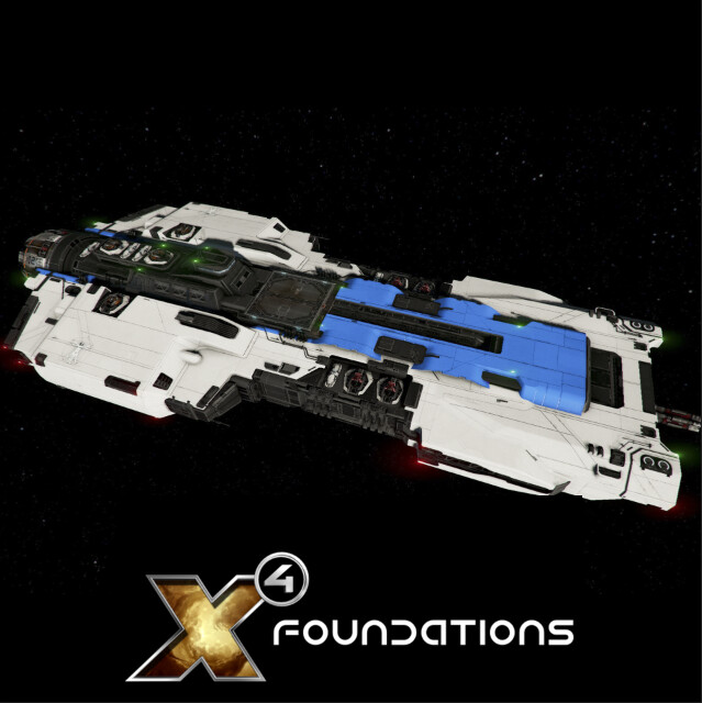 ArtStation - Sci-Fi Capital Ship - Valkyrie (X4: Foundations)