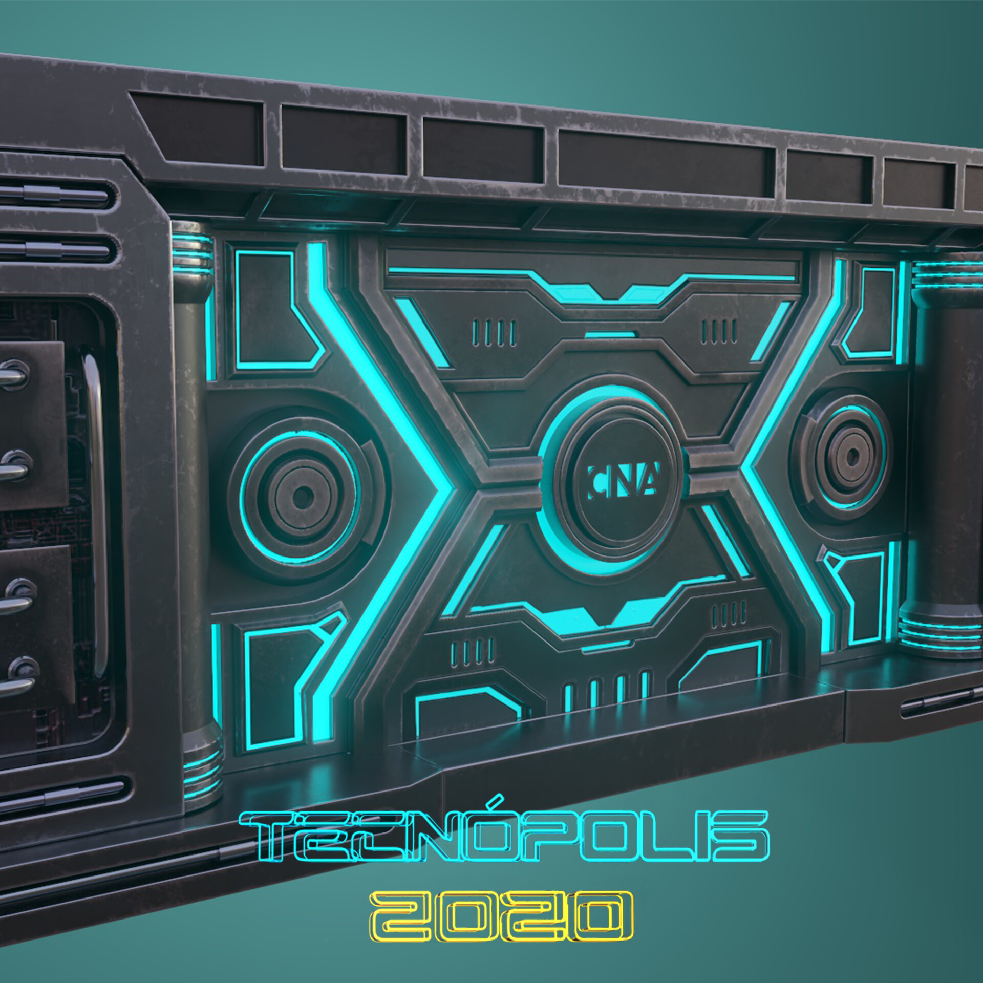 ArtStation - TECH DOOR - TECNOPOLIS