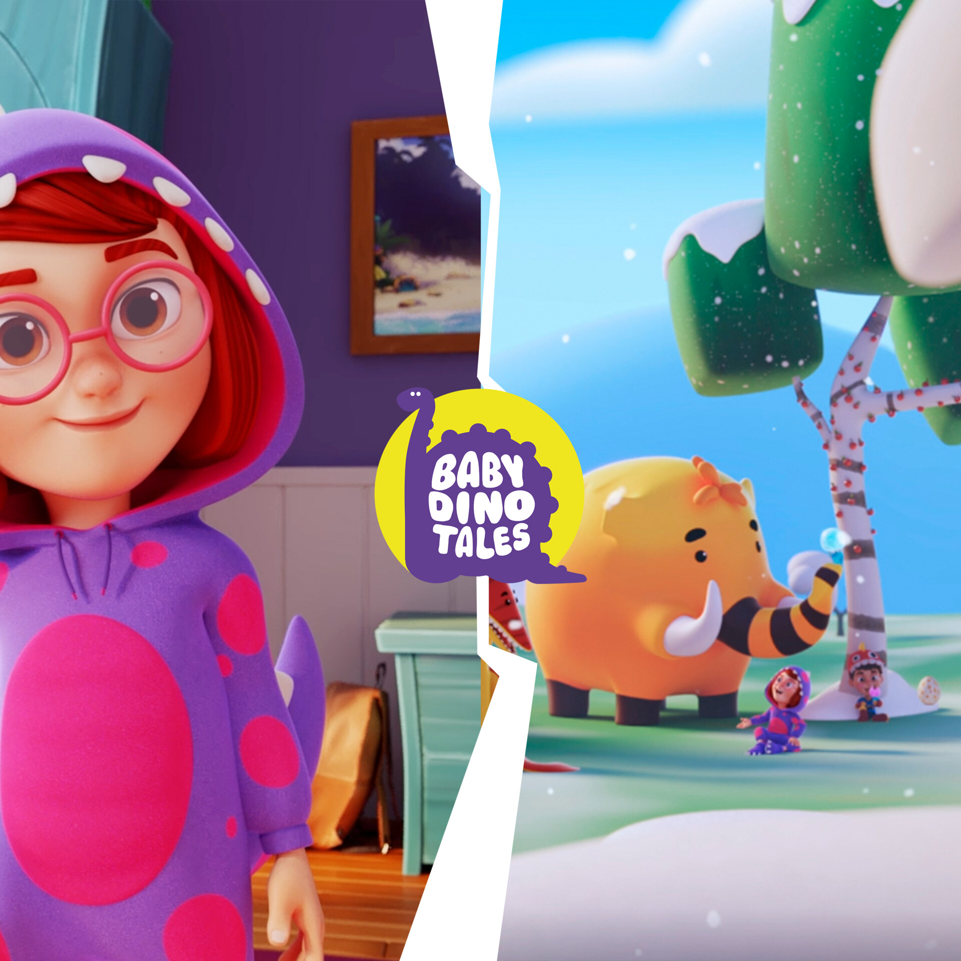 ArtStation - BabyDino Tales (Icy / Room)