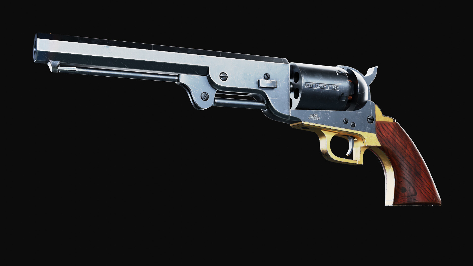ArtStation - Colt 1851 Navy Revolver