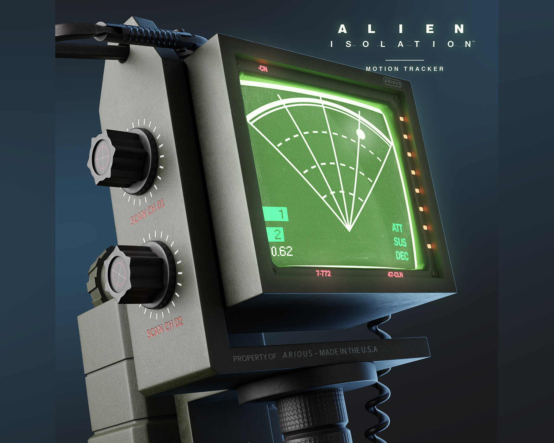 ArtStation - Alien Isolation - Motion Tracker