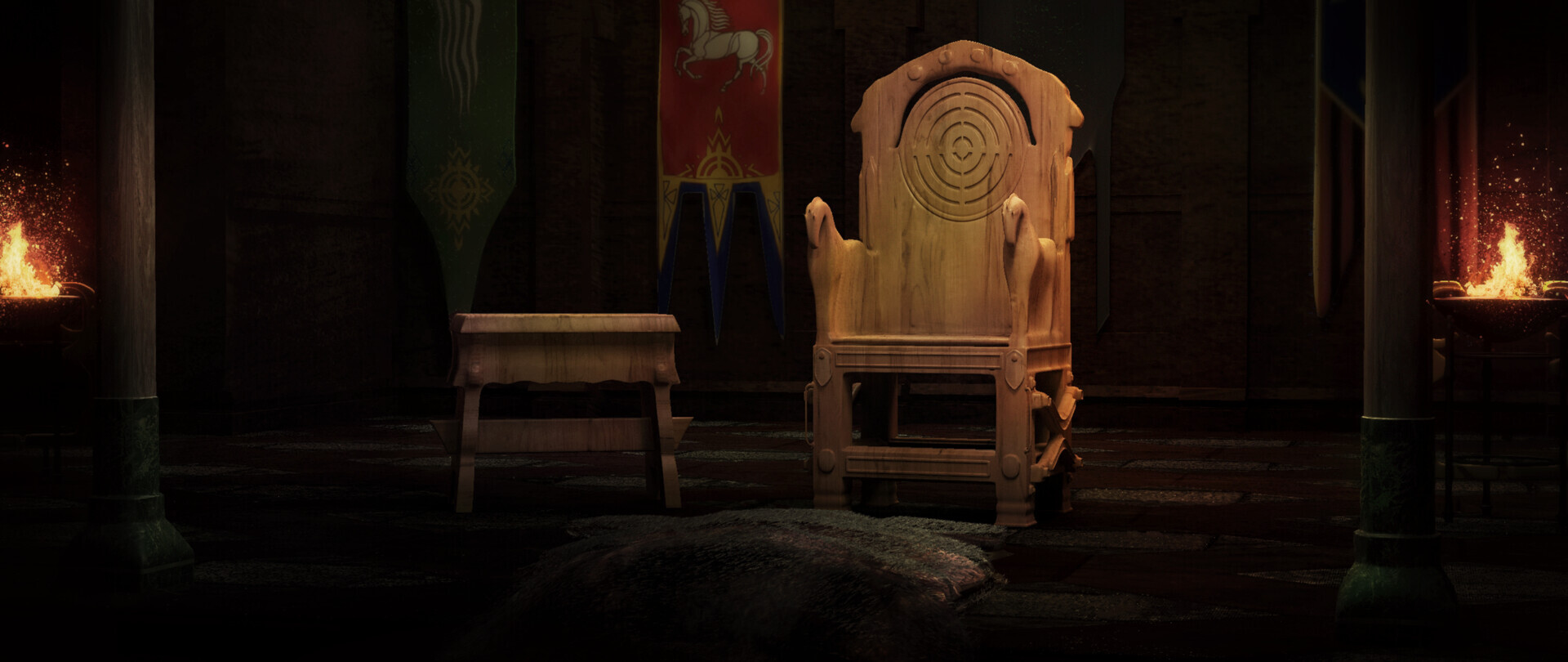 ArtStation - The Golden Hall of Meduseld