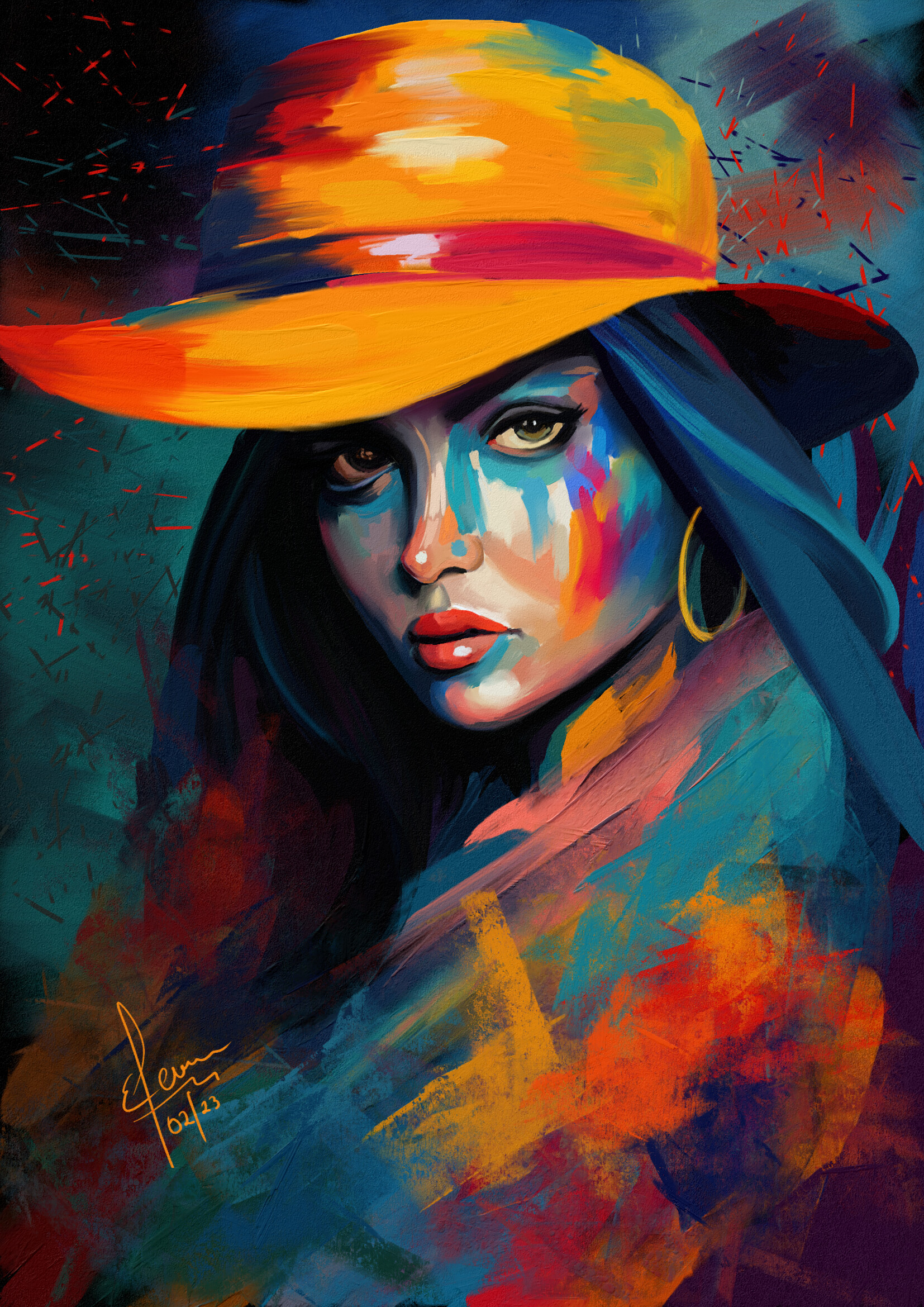 ArtStation - Retrato Audaz/Bold Portrait