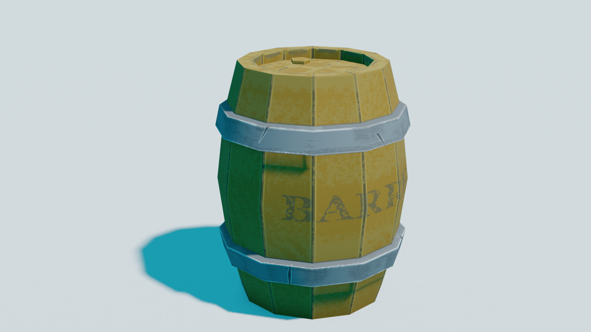 ArtStation - Barrel Game Prop