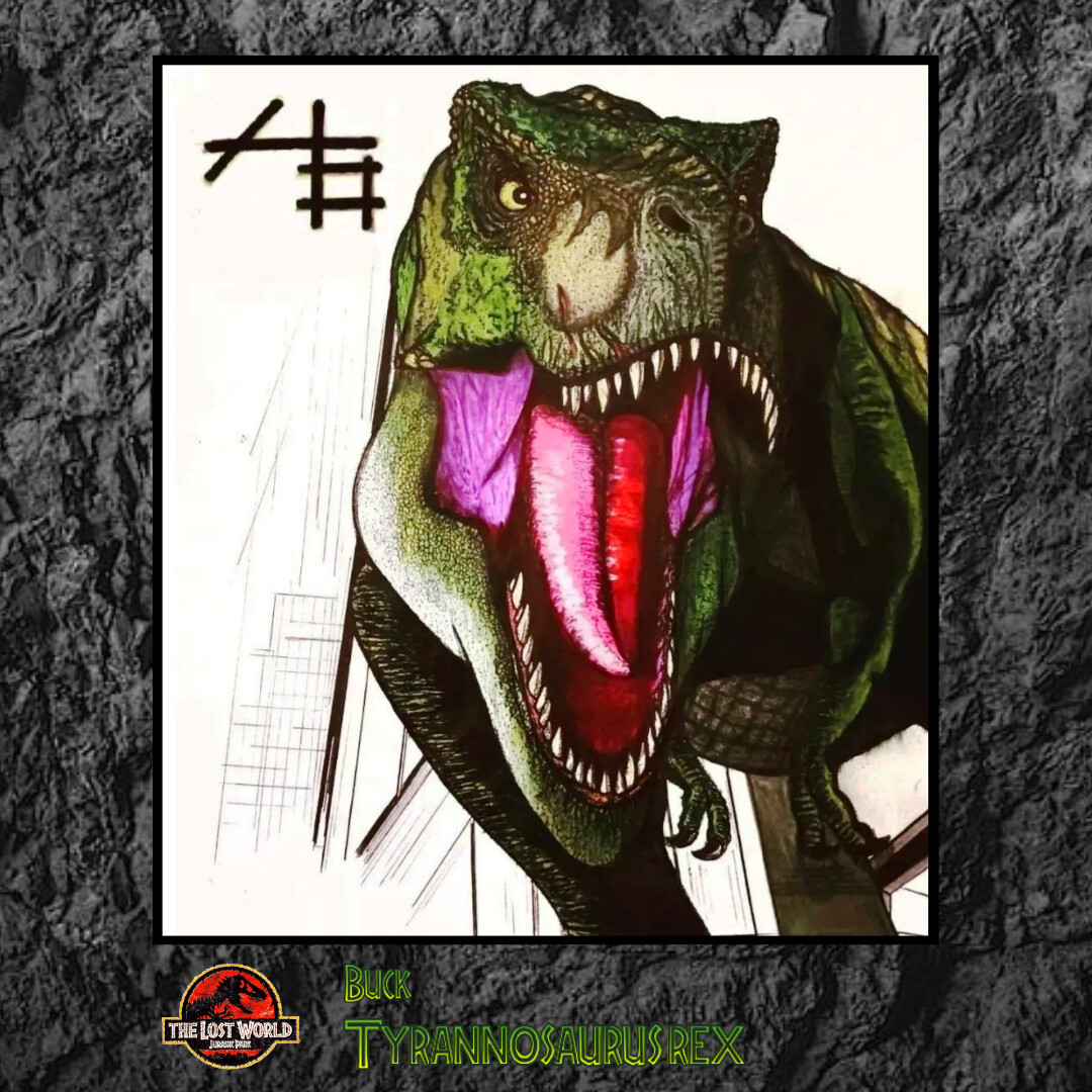 ArtStation - Tyrannosaurus rex - Buck / The Lost World - Jurassic Park ...