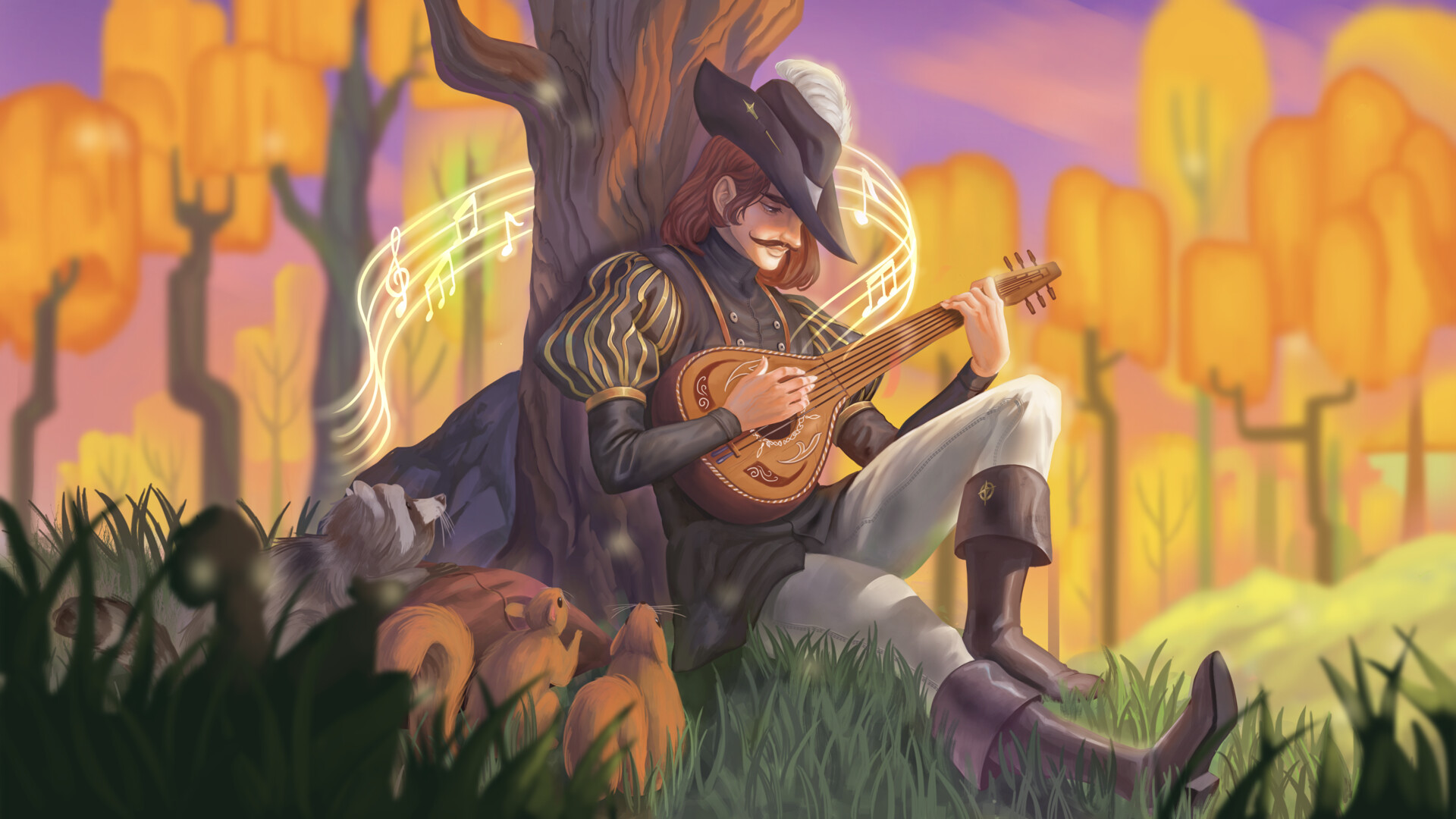 ArtStation - Enchanted bard