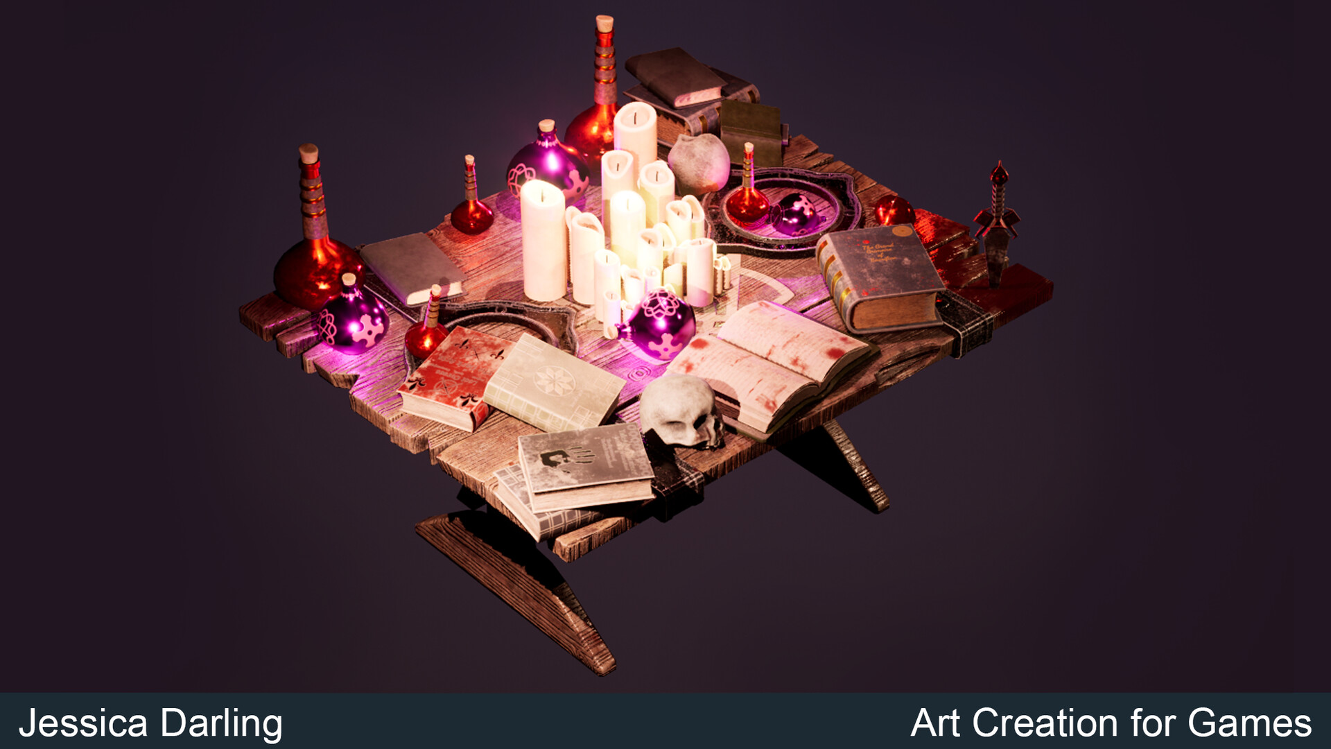 ArtStation - Dark Wizard's Sacrificial Table