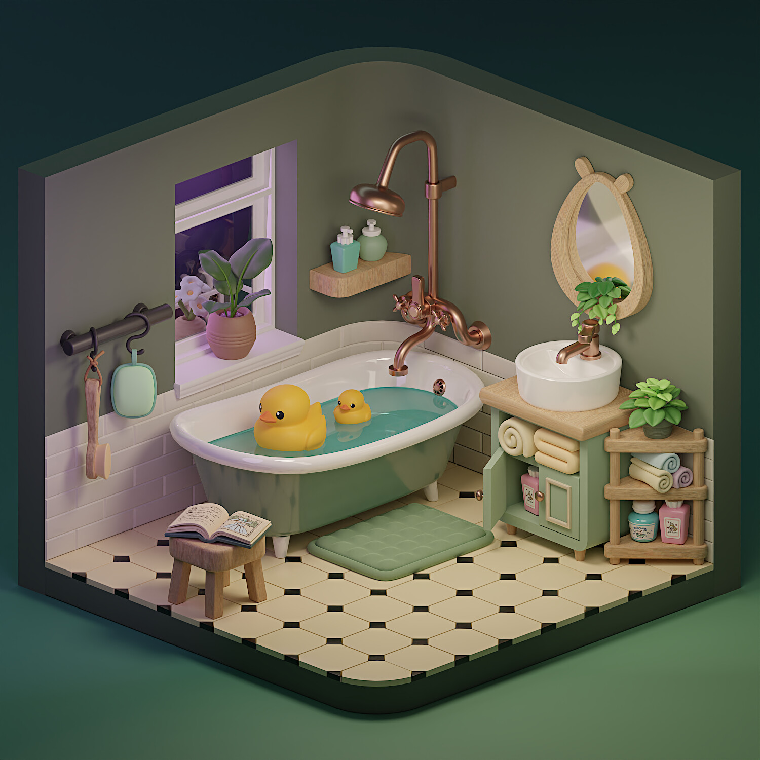 ArtStation - Bathroom