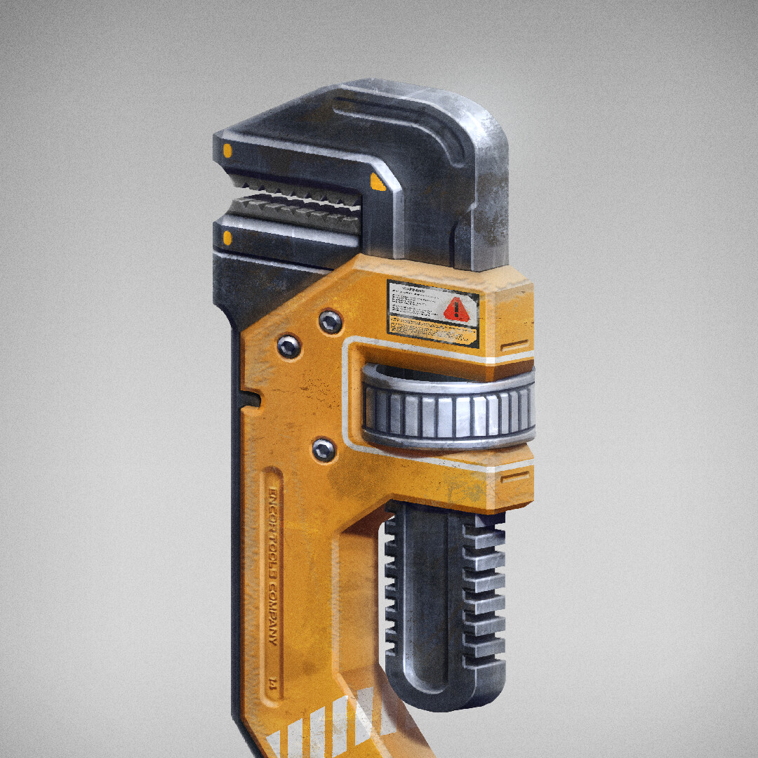 ArtStation - Pipe wrench