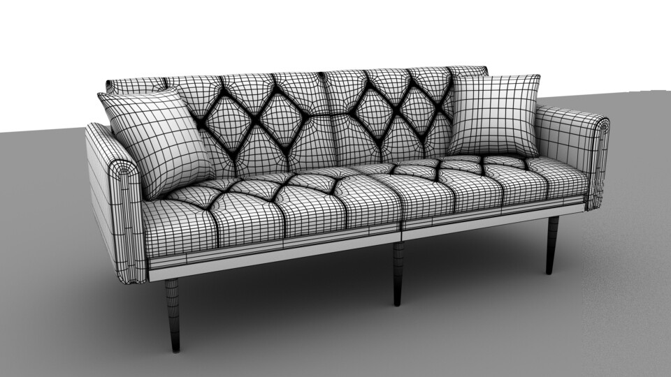 ArtStation - 3D Sofa Model