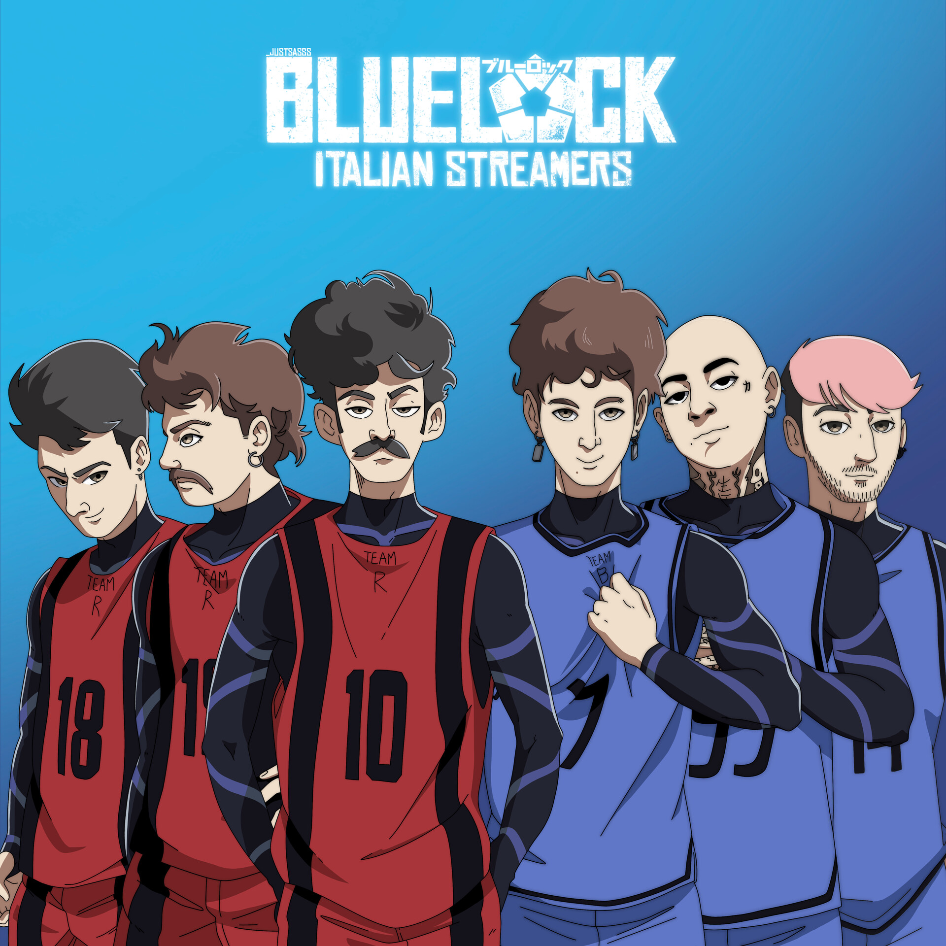 ArtStation - Italian Streamers | Fanart | Bluelock