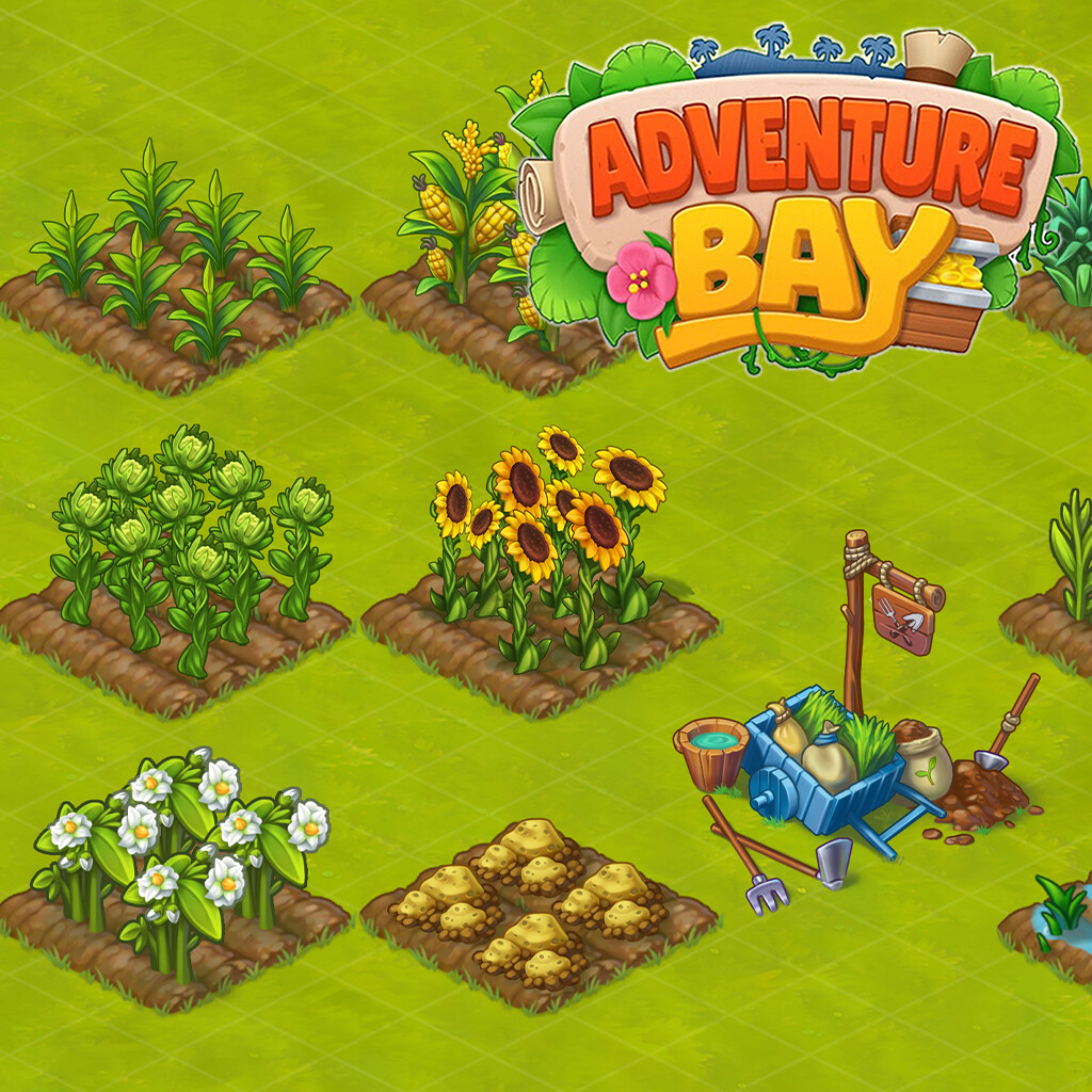 ArtStation - ADV-Farm Crops