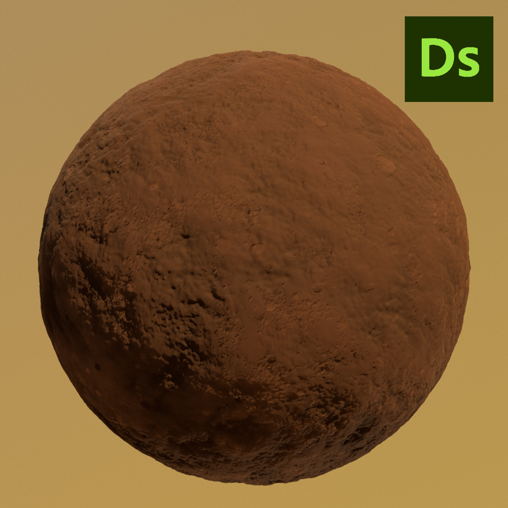 ArtStation - PBR texture - stylized earth