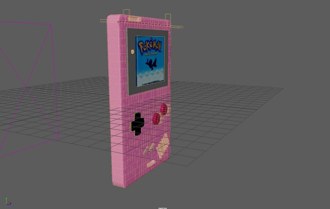 ArtStation - GameBoy Rosa - Pokemon