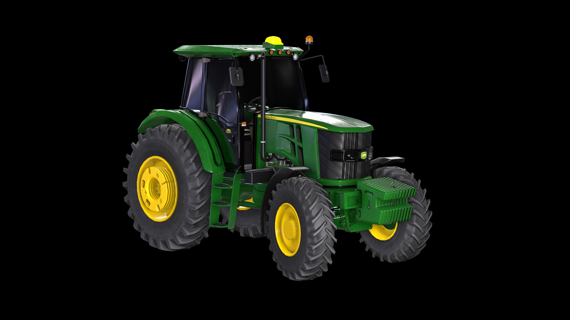 ArtStation - Tractor | 6120B | John Deere