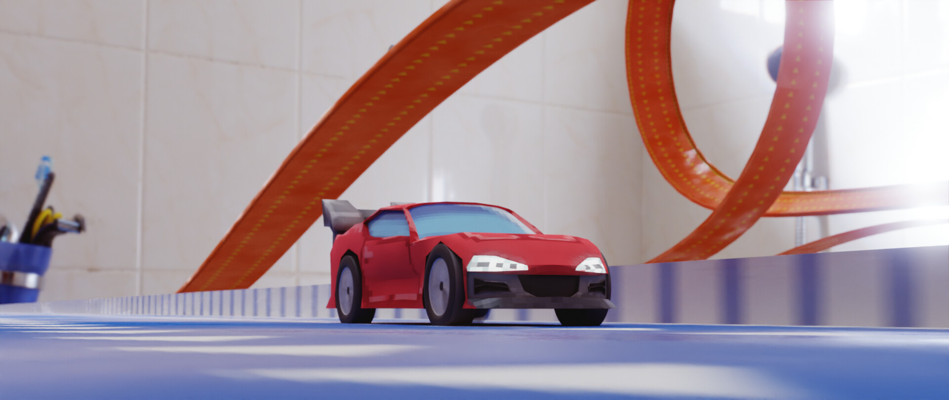 ArtStation - Endless Engine - Hot Wheel Beat That tribute