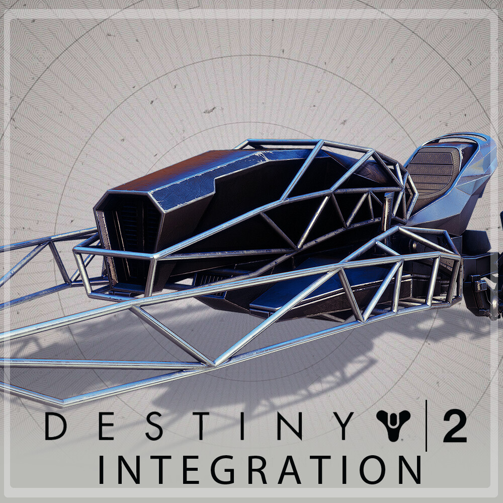 ArtStation - Destiny 2: Lightweight Custom Sparrow (Integration)