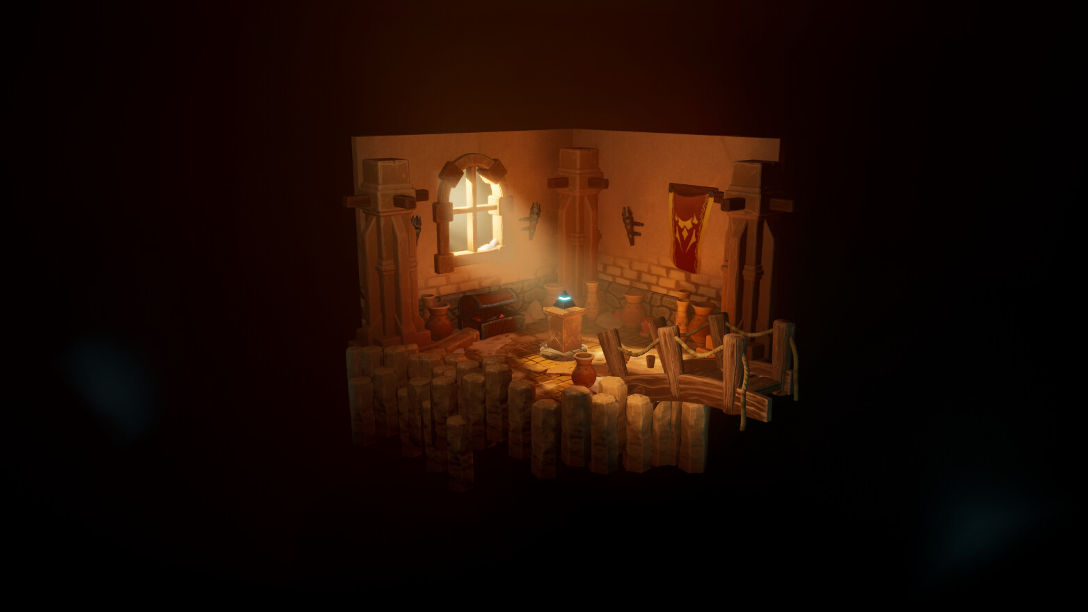ArtStation - Diorama Sand Dungeon
