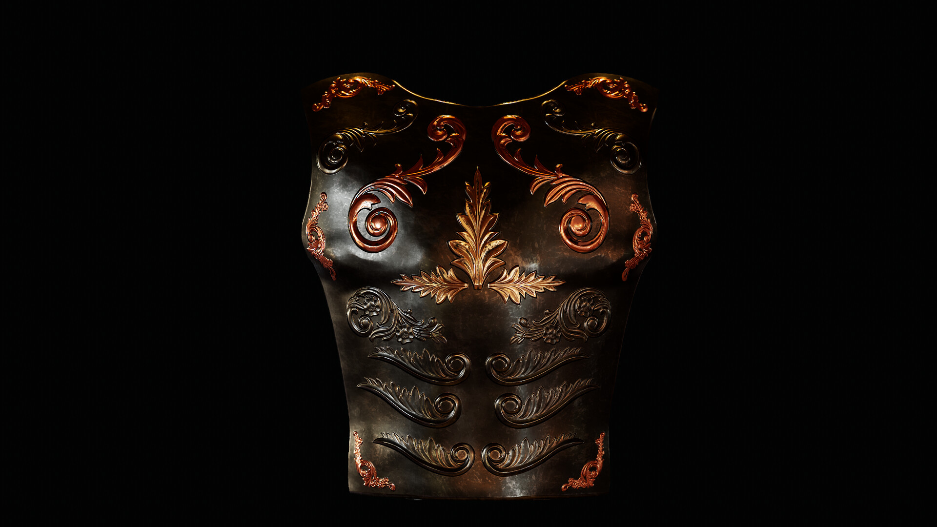 ArtStation - Medieval chest plate armor