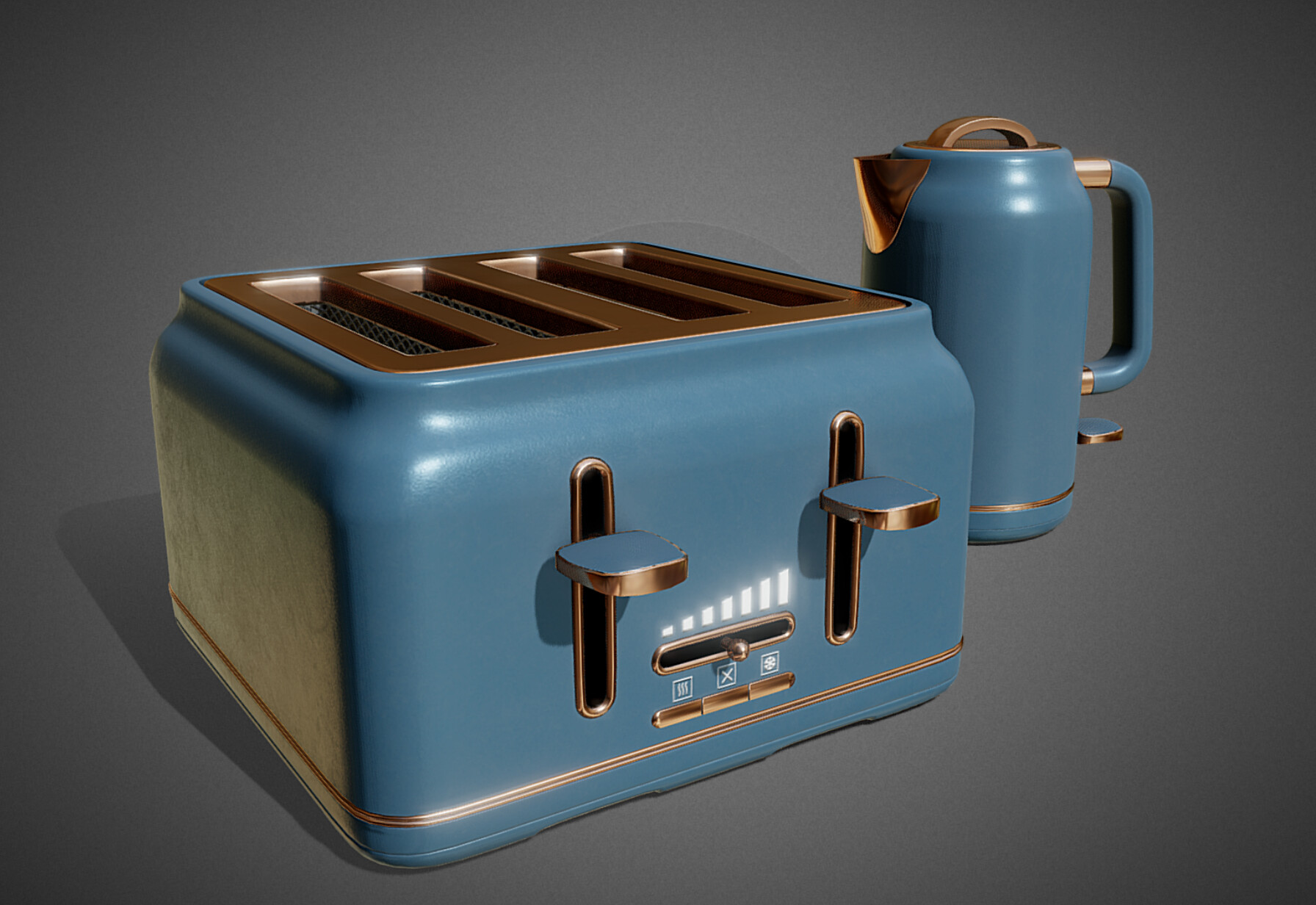 ArtStation - Kettle and Toaster Game Props