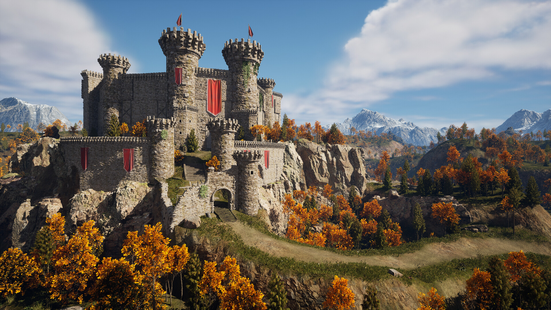 ArtStation - UE5 Castle Environment (inspired Elden Ring: Stormveil Castle)