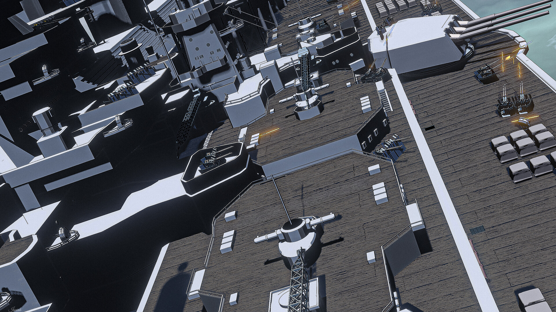 ArtStation - Support Ship Animation 1