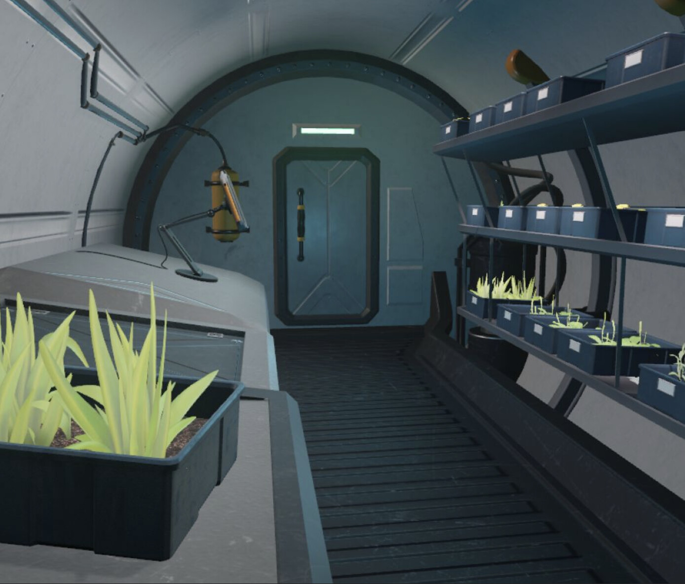 ArtStation - Space Capsule Plantation - VR environment