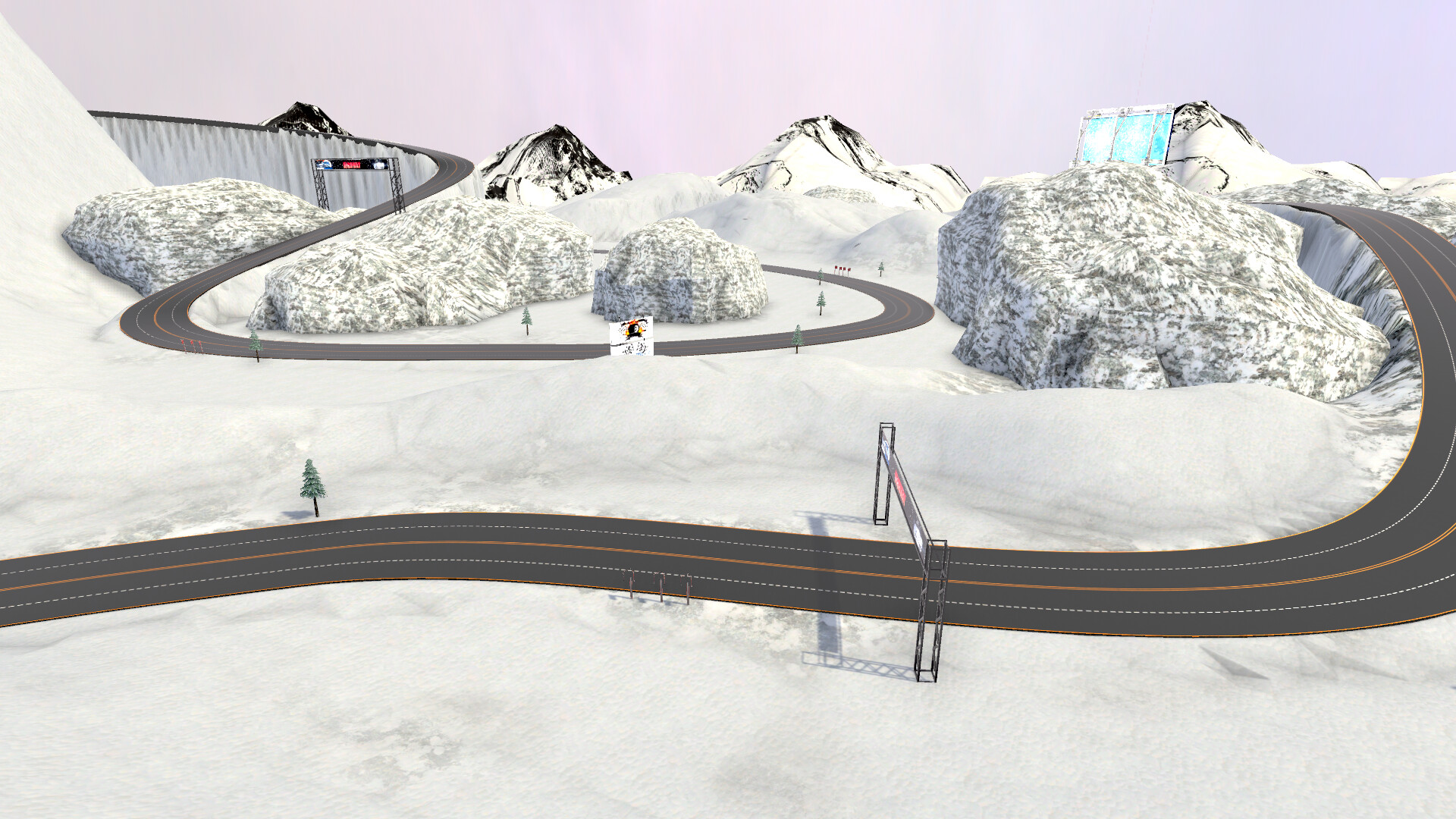 ArtStation - Racing Game Snow Environment