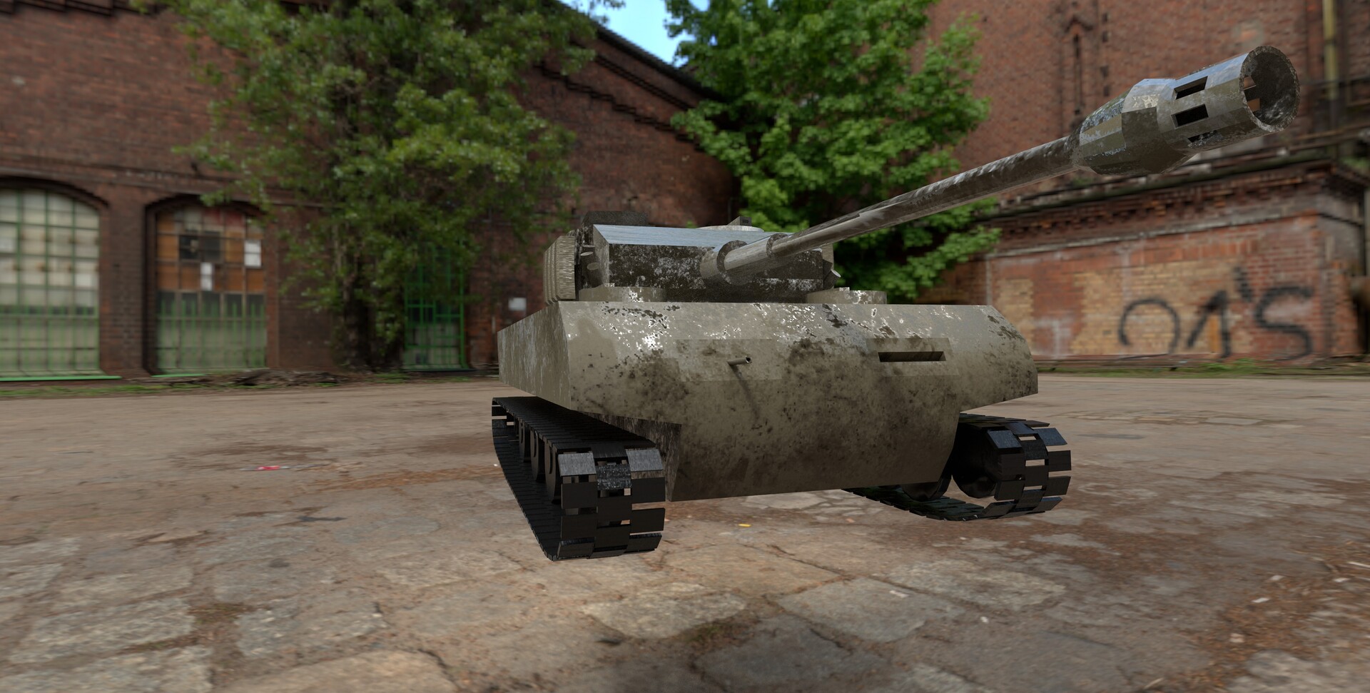 ArtStation - Tiger 1 Tank Variant