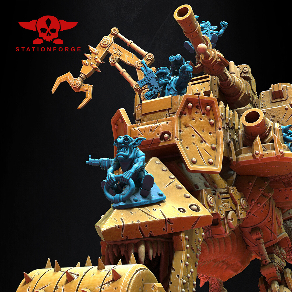 ArtStation - ORKAZ DEATH ROLLA!
