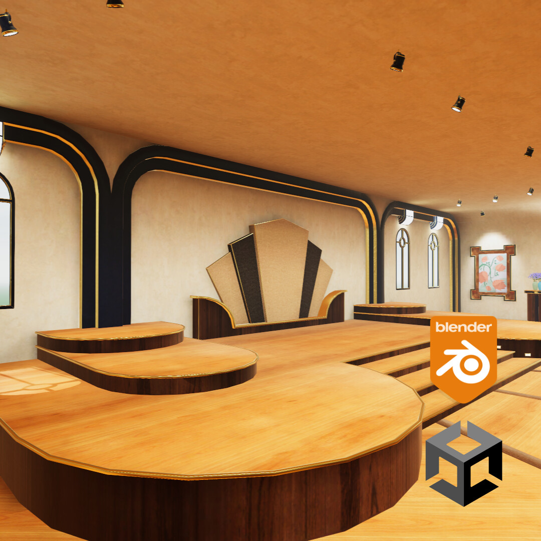 ArtStation - Art Deco Classroom - Redux