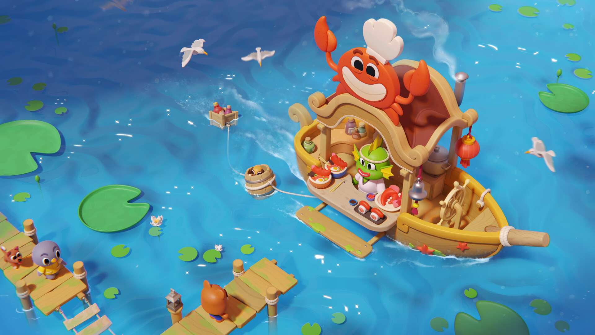 ArtStation - Ship restaurant cook Crab