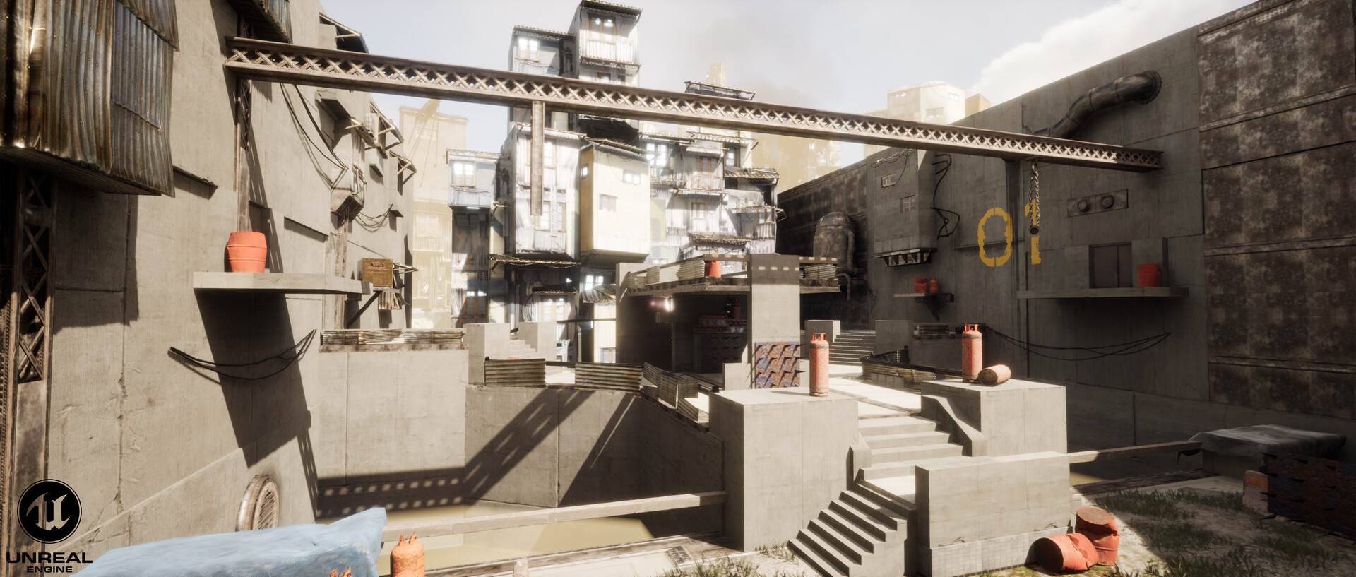 ArtStation - Level design/Level art for VR-FPS game