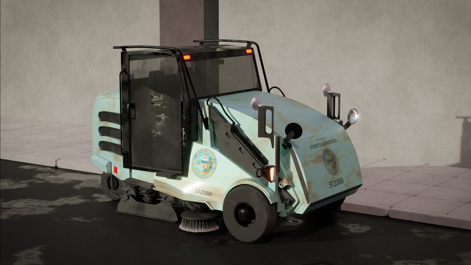 ArtStation - The Street Cleaner