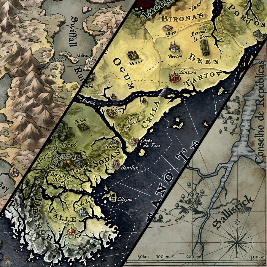 ArtStation - Fantasy Cartography