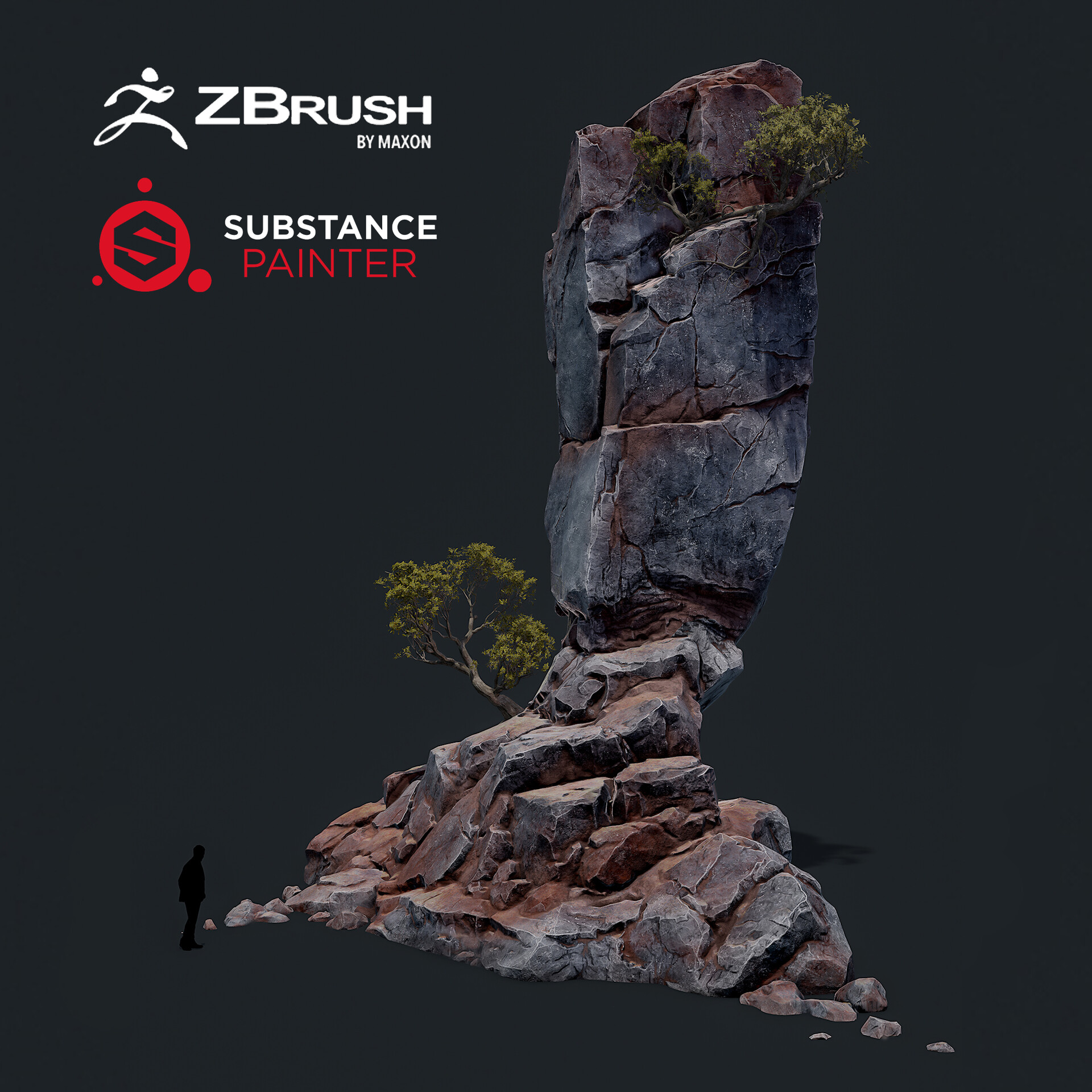 ArtStation - Rock Study