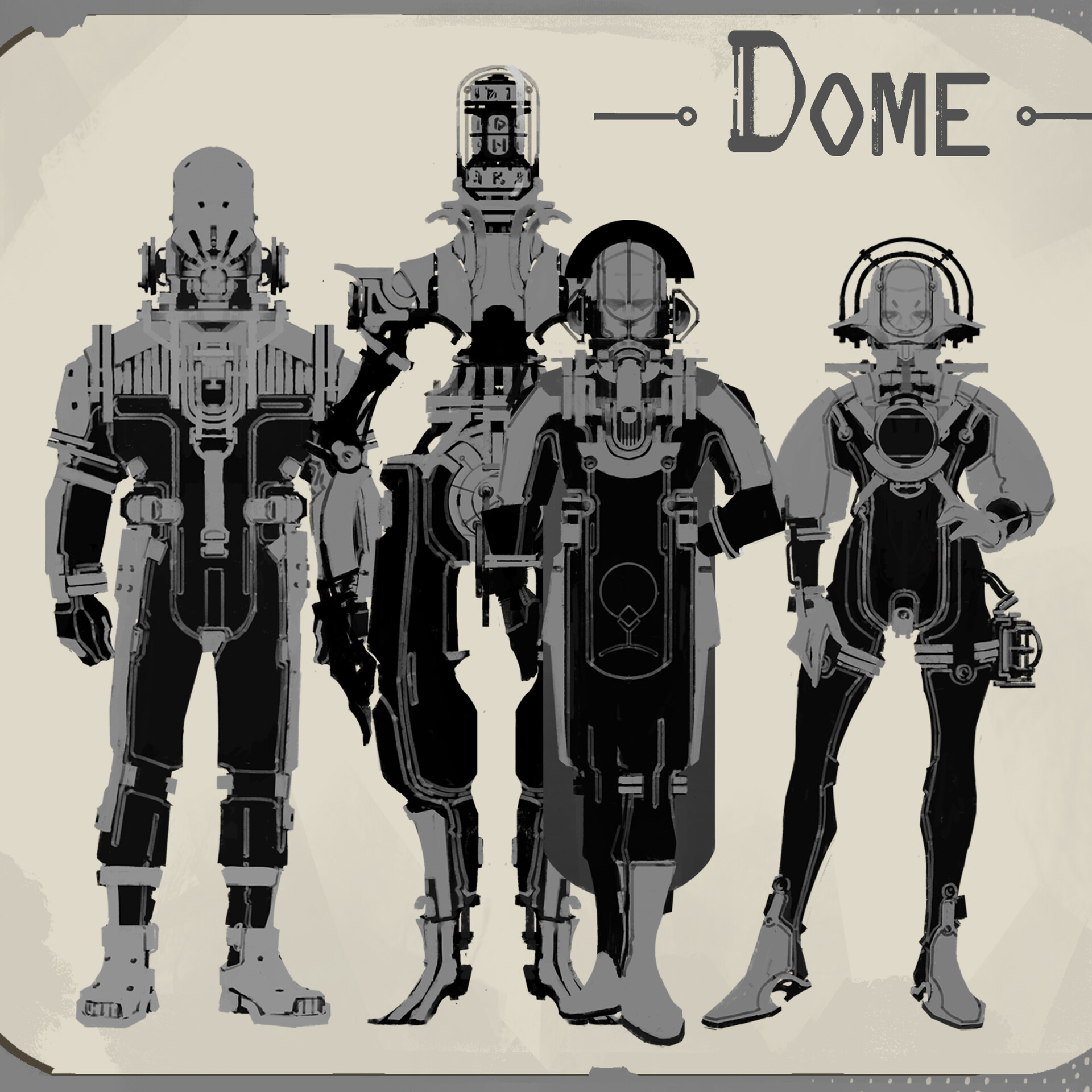 ArtStation - Project DOME - Full Crew