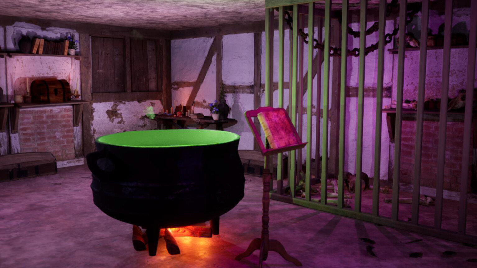 ArtStation - Witch's Brew - Escape Room Concept