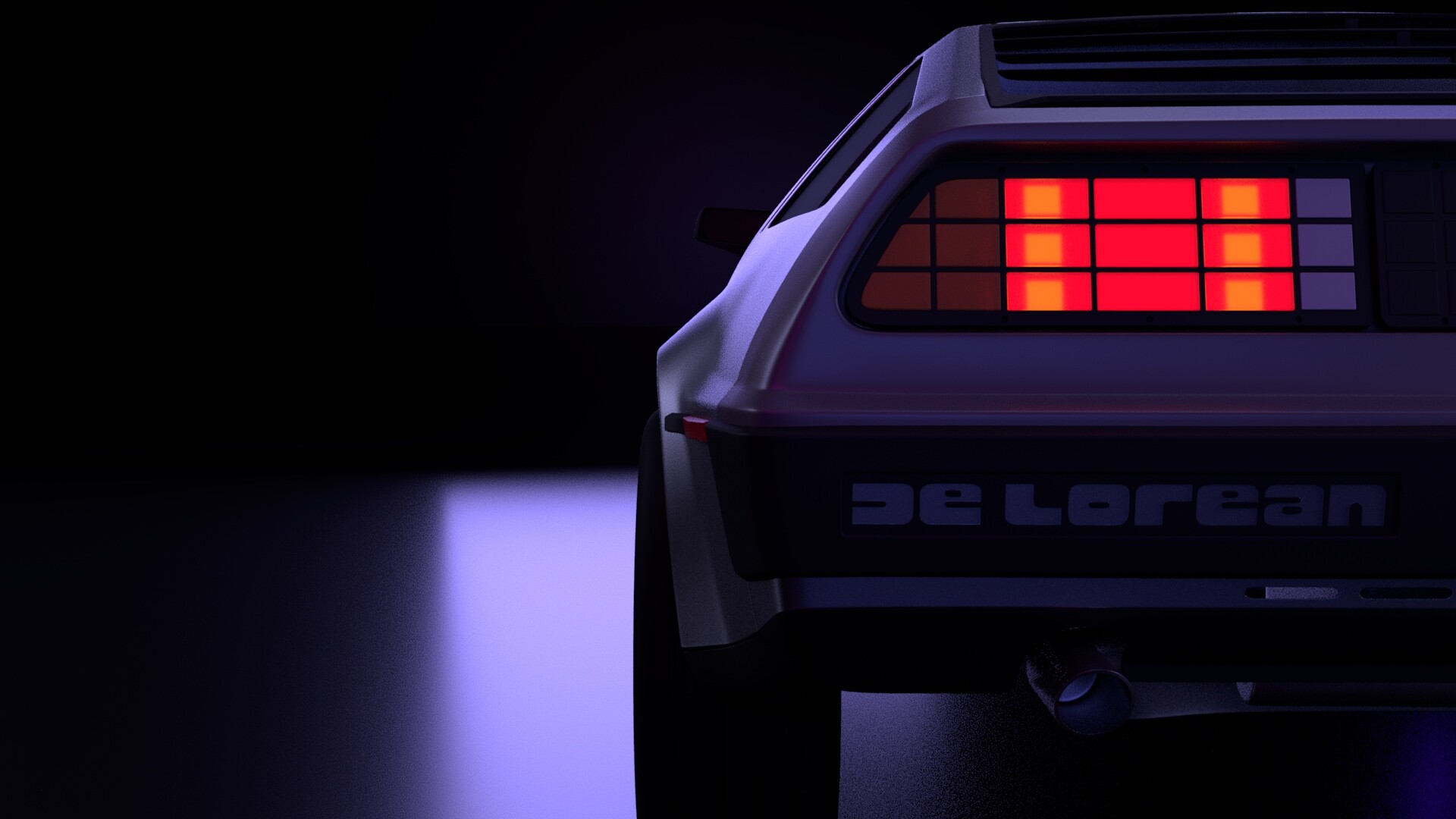 ArtStation - DeLorean DMC 1981