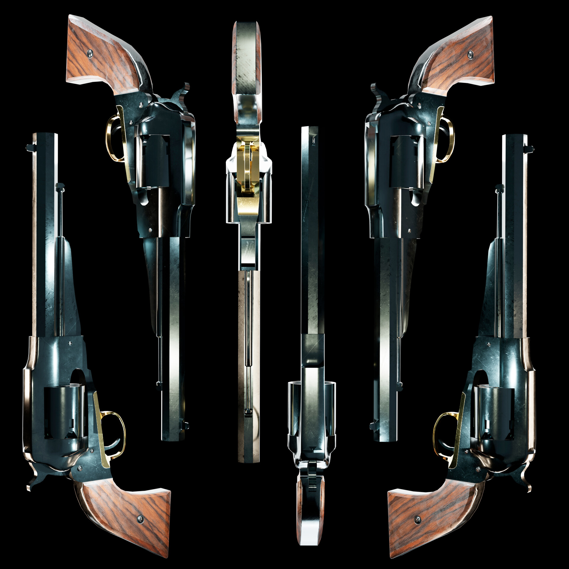 ArtStation - Remington Model 1858