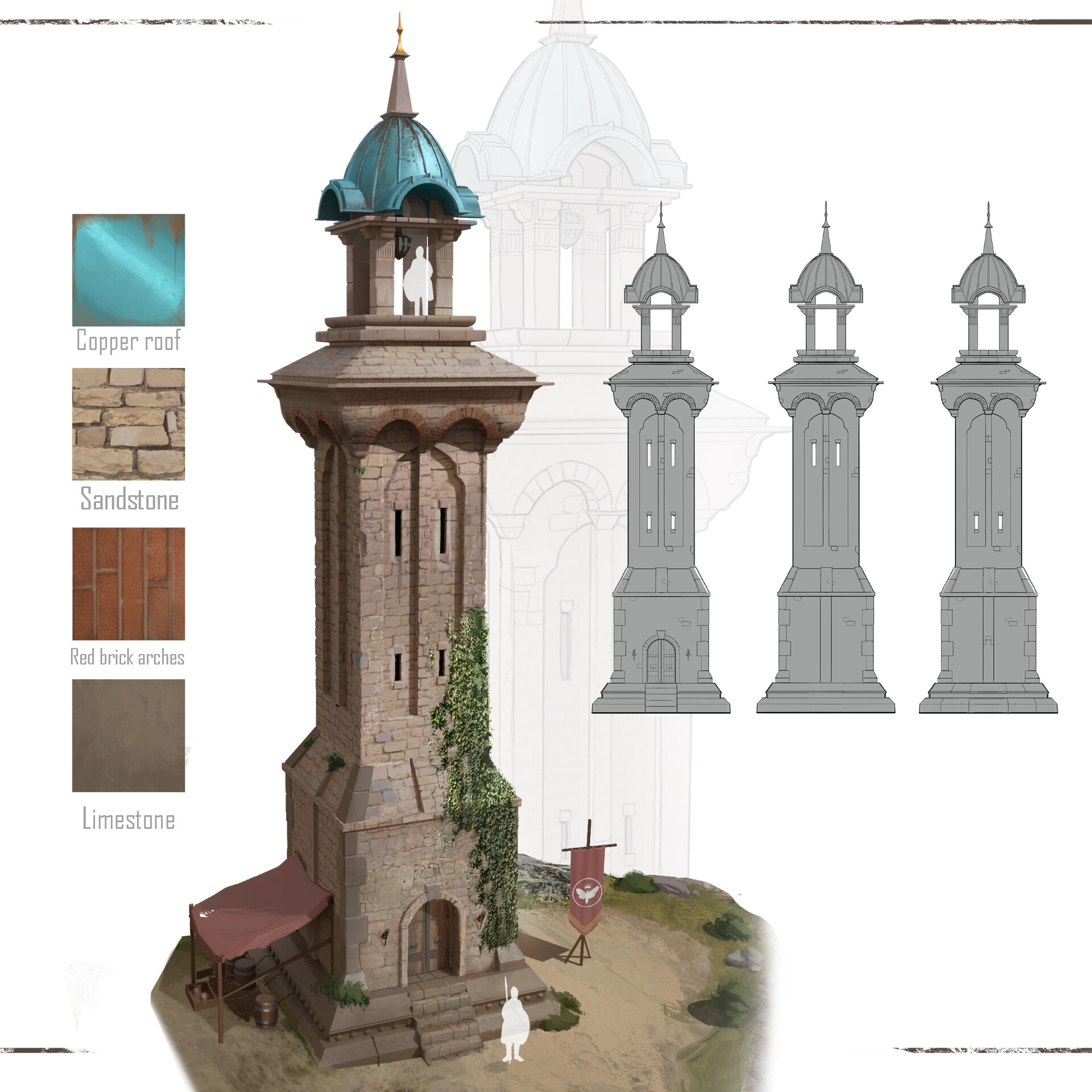 ArtStation - Watch Tower Outpost