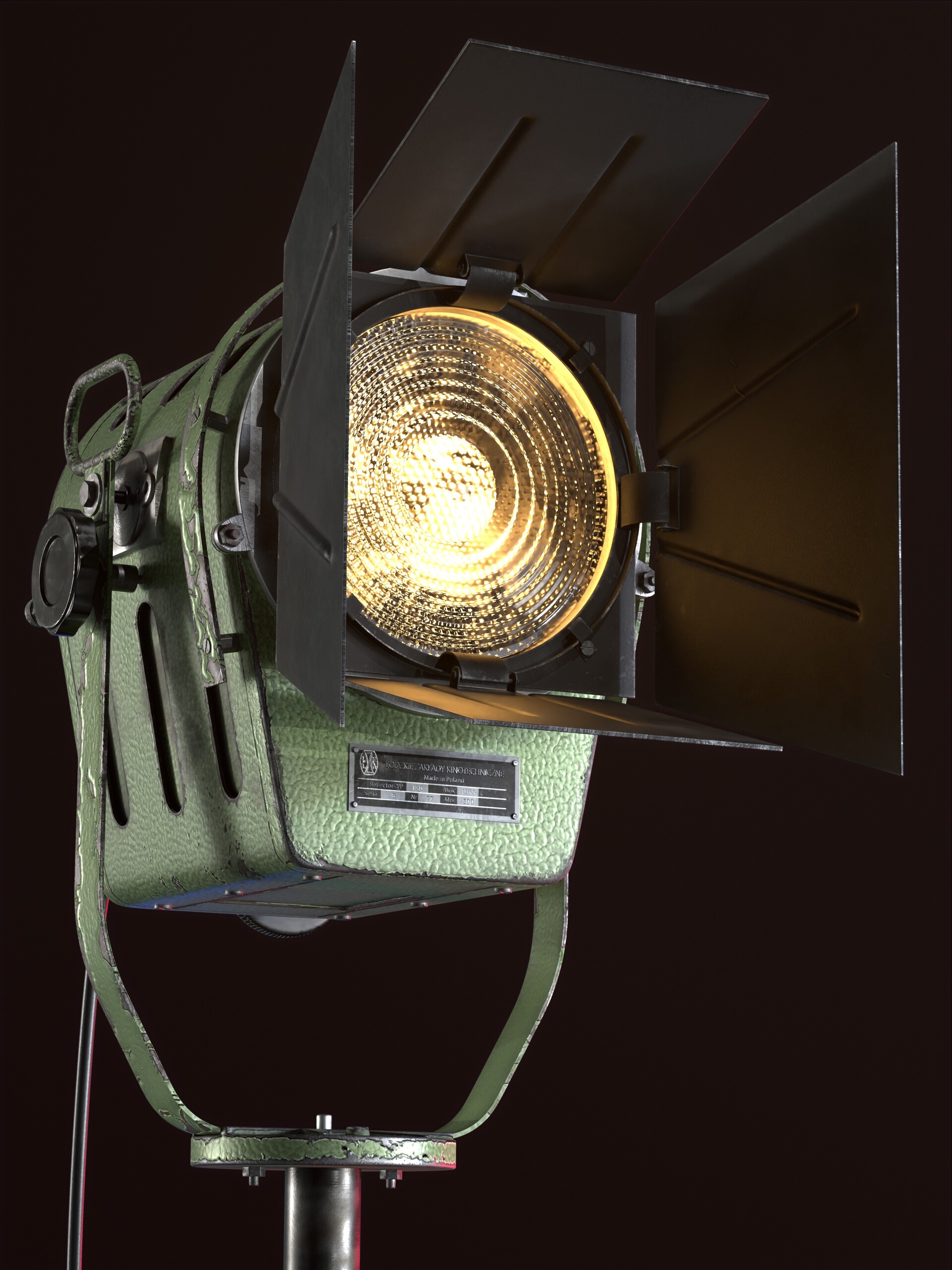 ArtStation - OLD Spotlight High Poly PBR