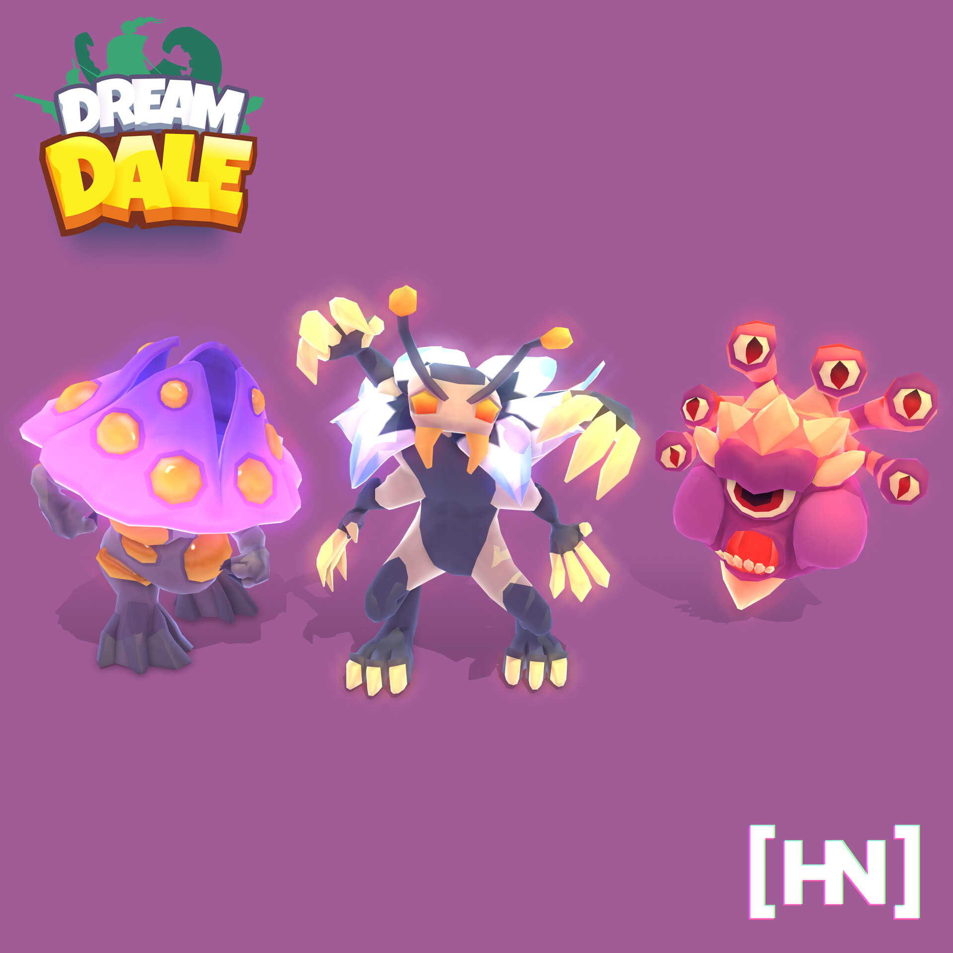 ArtStation - Dreamdale - Mushroom Mobs