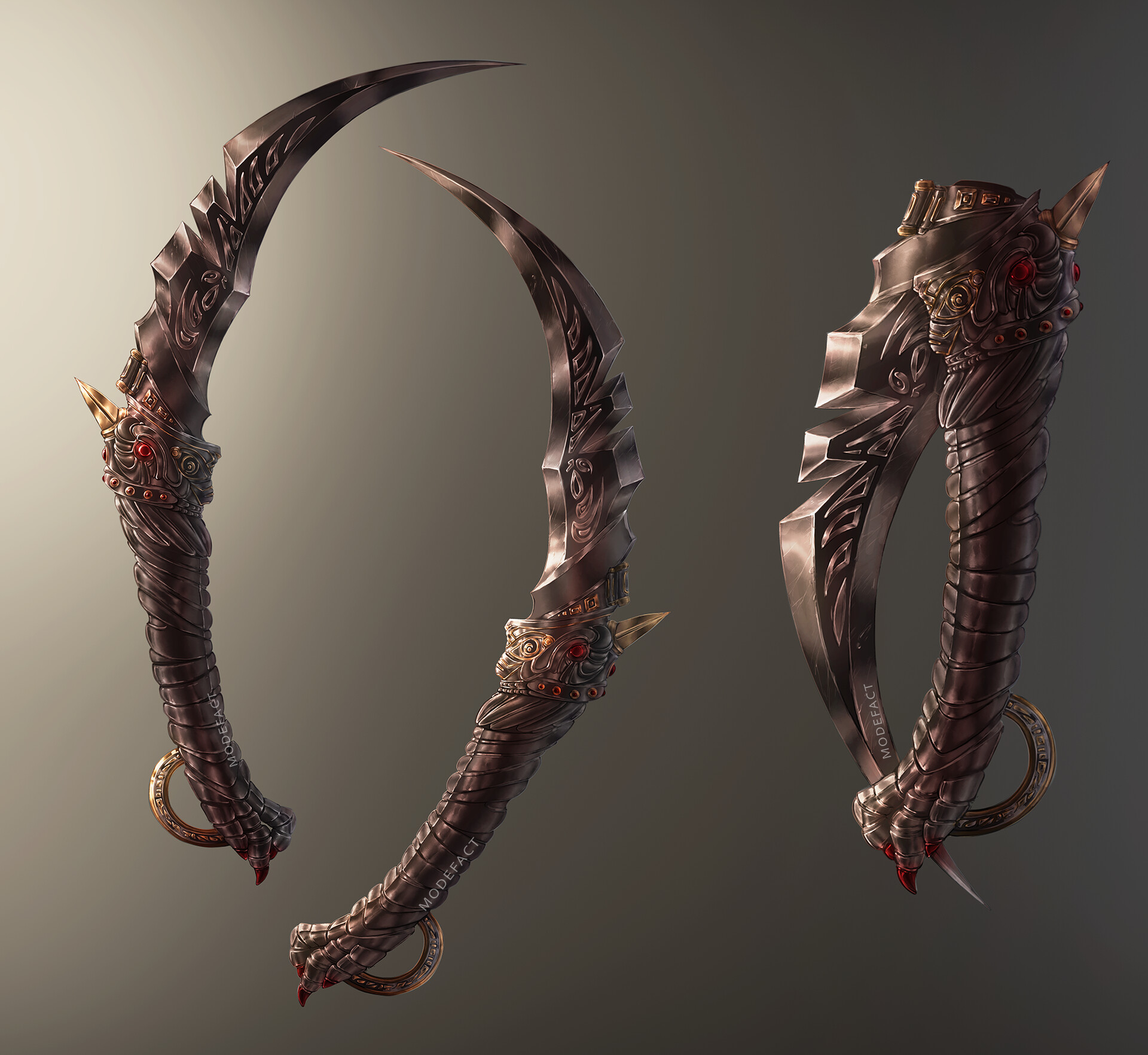 ArtStation - [COMMISSION] Karambits design for OC