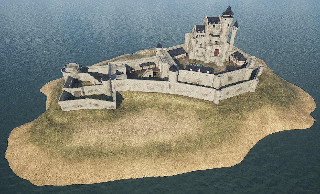 ArtStation - Medieval Castel [WIP]
