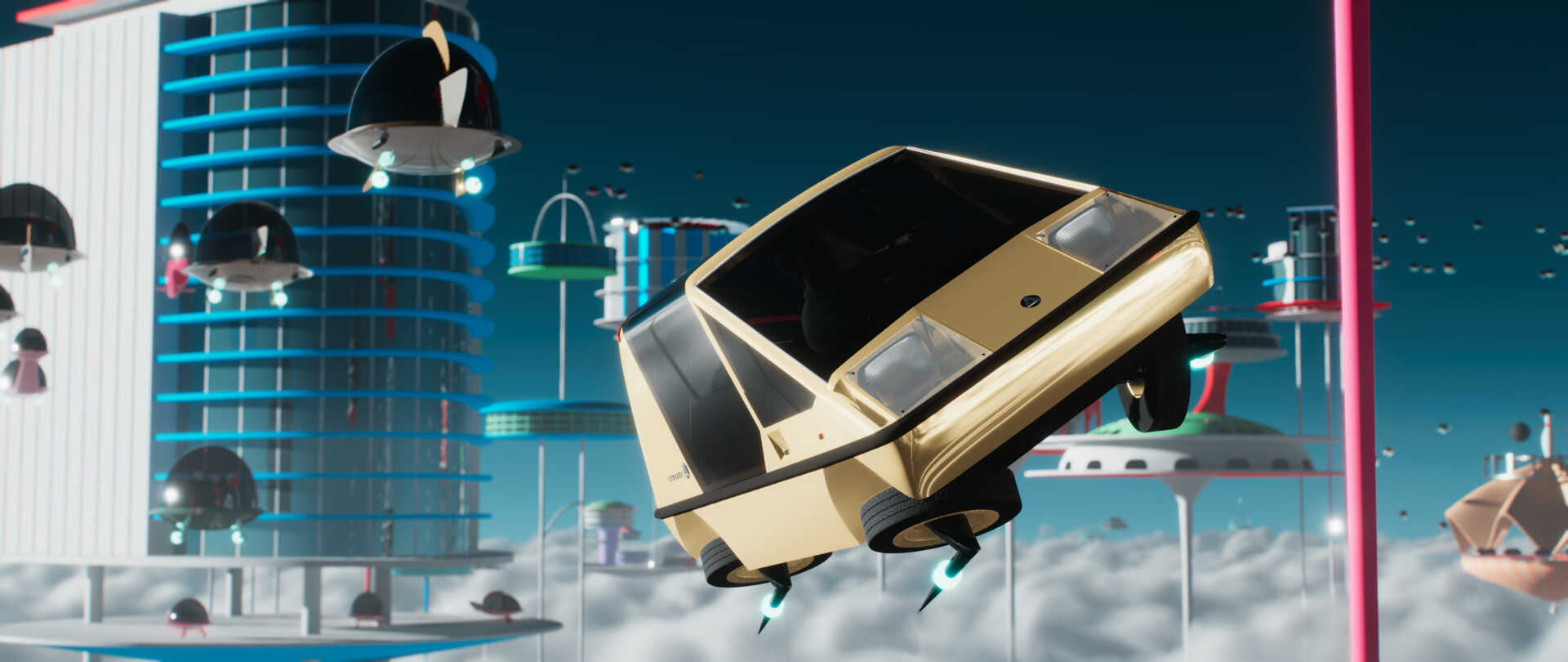 ArtStation - Endless Engines - Flying Aruanda