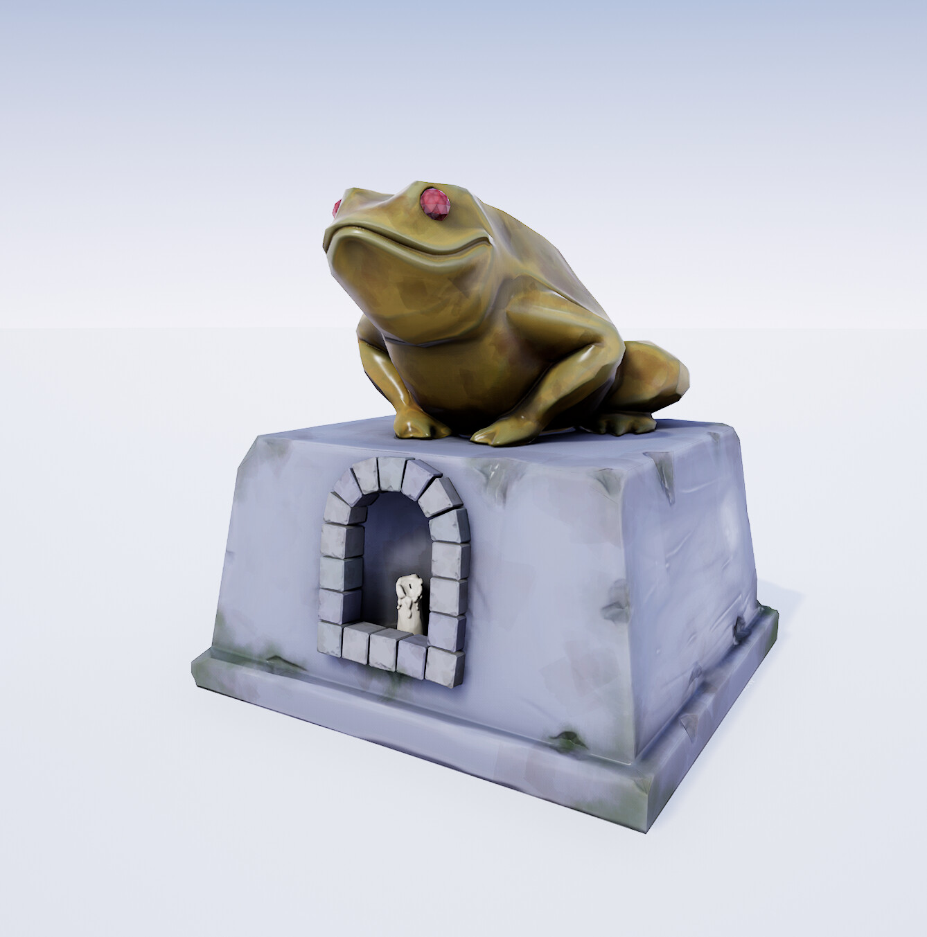 ArtStation - Frog Statue