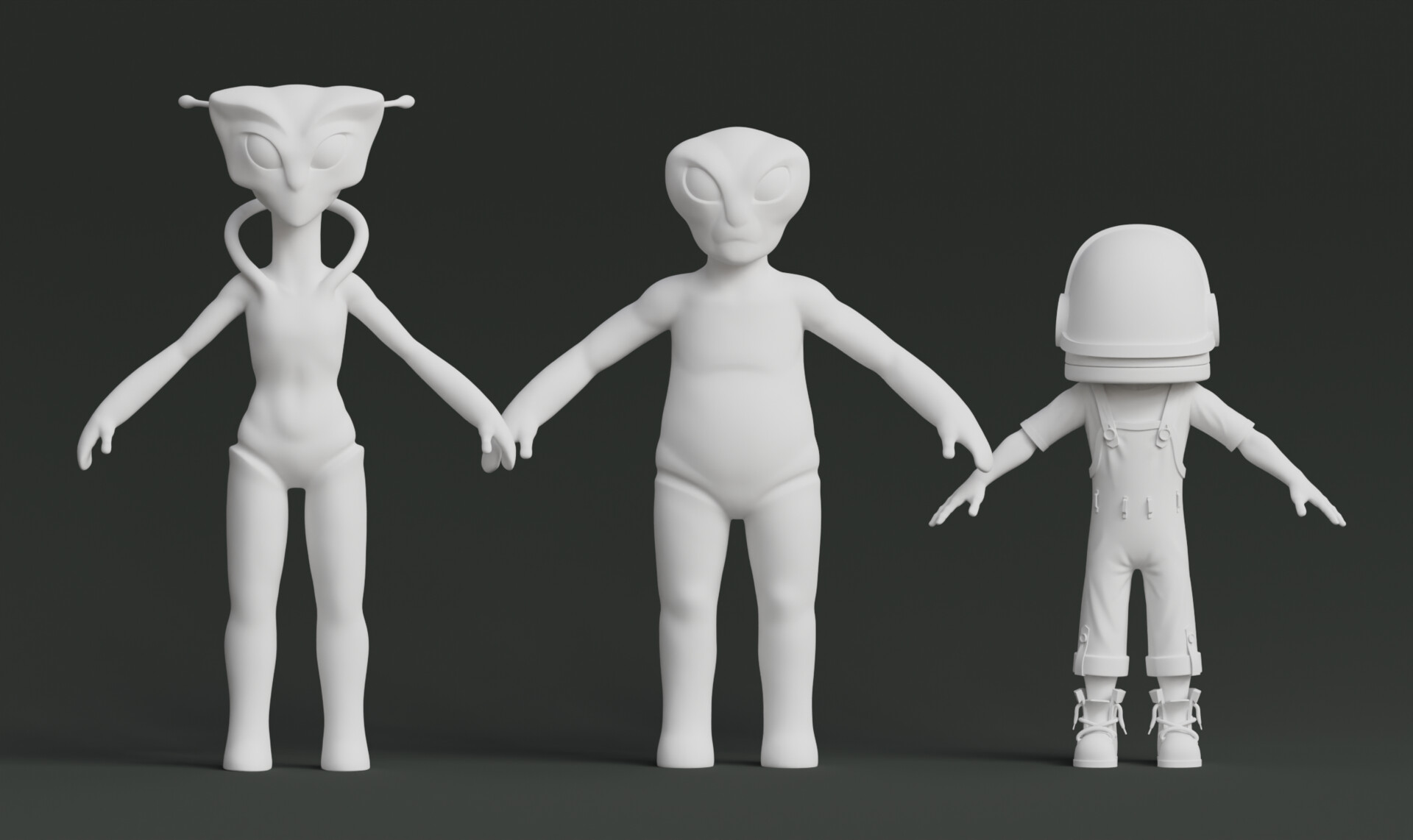 ArtStation - Alien Mom and Dad.