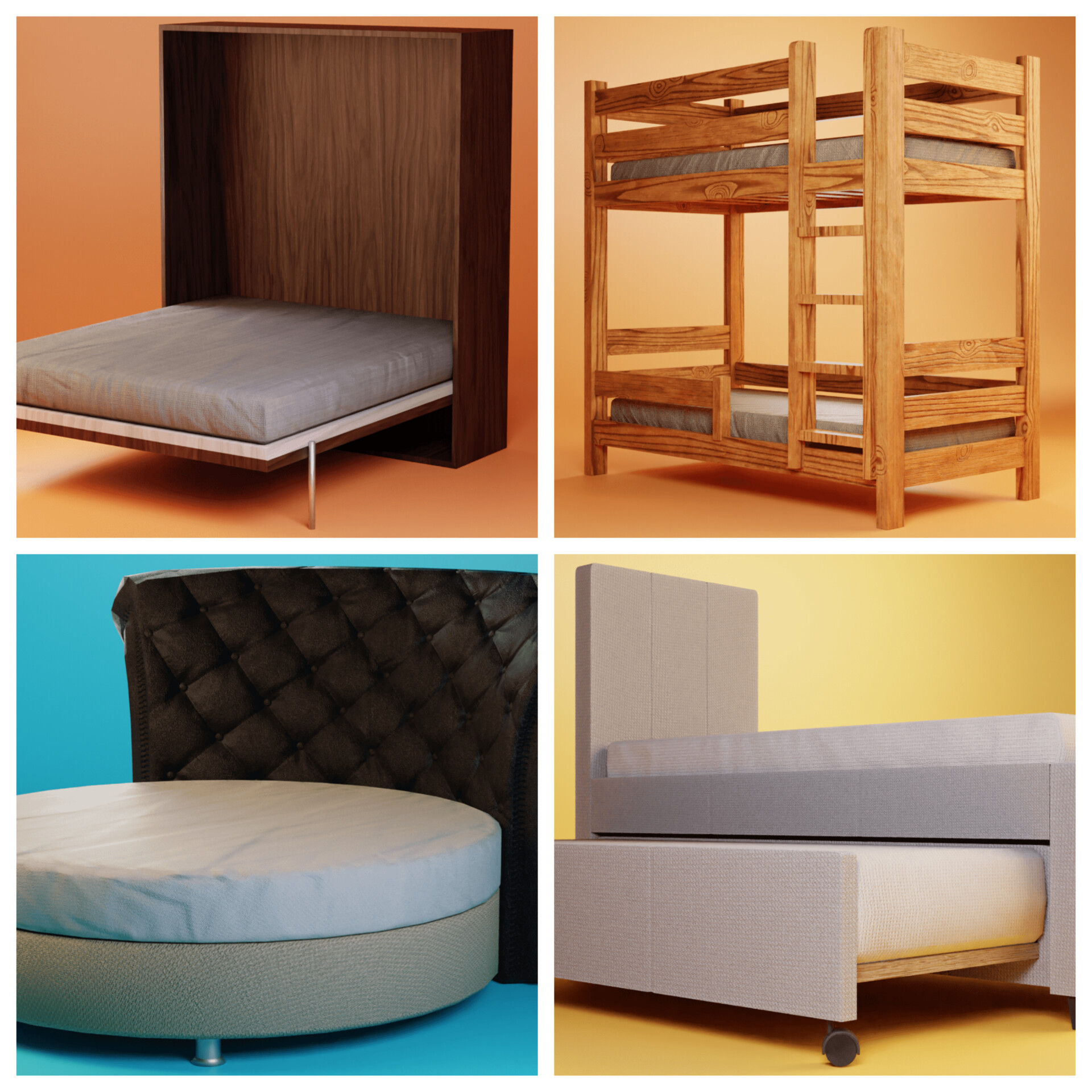 ArtStation - Bedding set